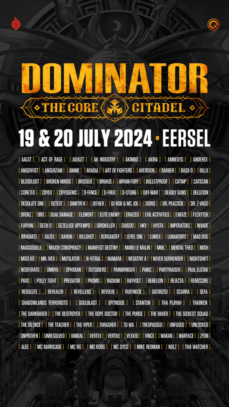 » This is the complete line-up for Dominator 2024 – The Core Citadel